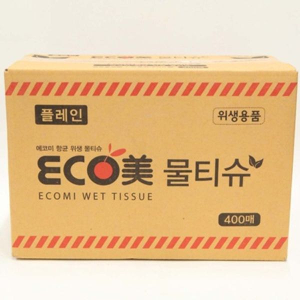 hplusmall 대용량 삼양 에코미 물티슈 400매 - 핫트랙스