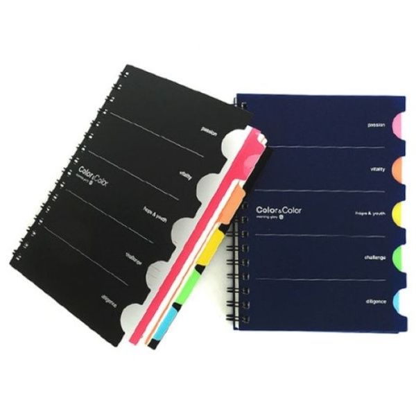 hplusmall 모닝글로리 5000 PP 프리마 스프링노트 인덱스 공책 - 핫트랙스