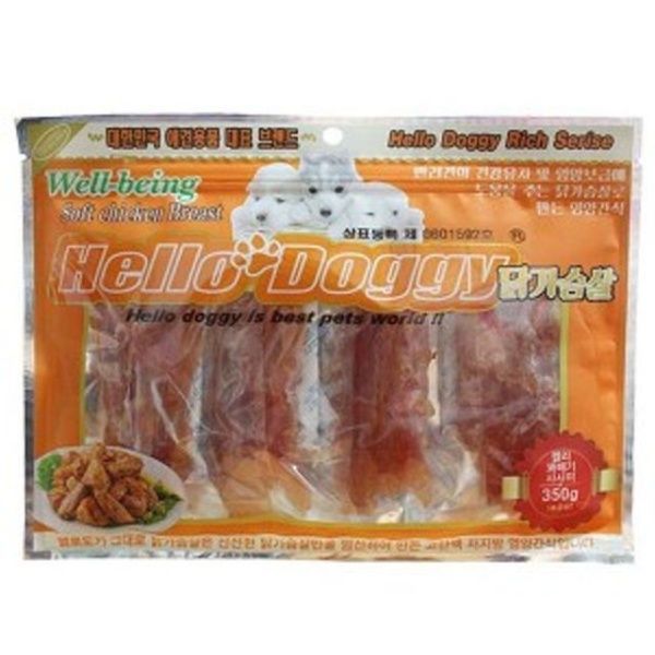 hplusmall 강아지 간식 육포 개간식 사시미 간식 닭가슴살 350g - 핫트랙스