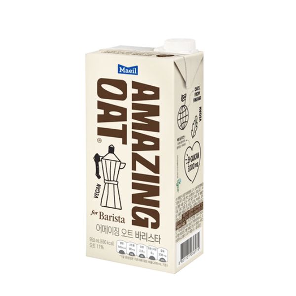 Maeil 매일유업 어메이징오트 바리스타 950ml 1개입 대용량 - 핫트랙스