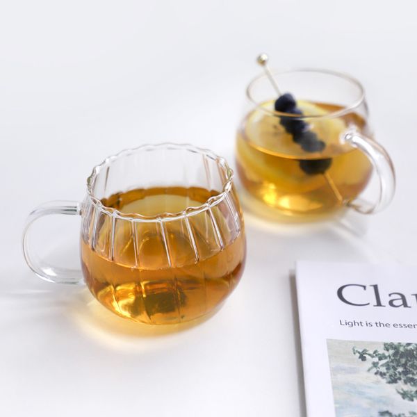 kitchen malling 르겐 손잡이 내열유리 찻잔 커피잔 단품 330ml 2종택1 - 핫트랙스