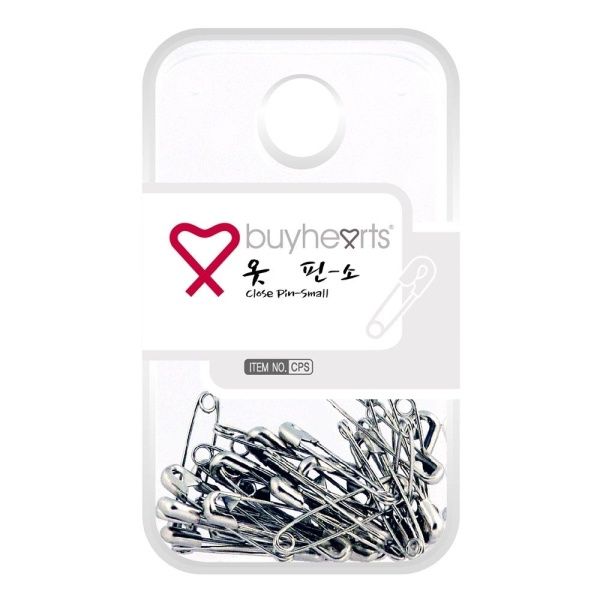 hplusmall 바이하츠 실버옷핀 소 CPS 6x27mm 10개입 - 핫트랙스