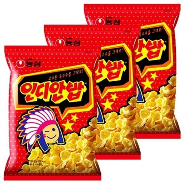 hplusmall 농심) 인디안밥 83g x 15개 입안 가득 고소한 옥수수 - 핫트랙스