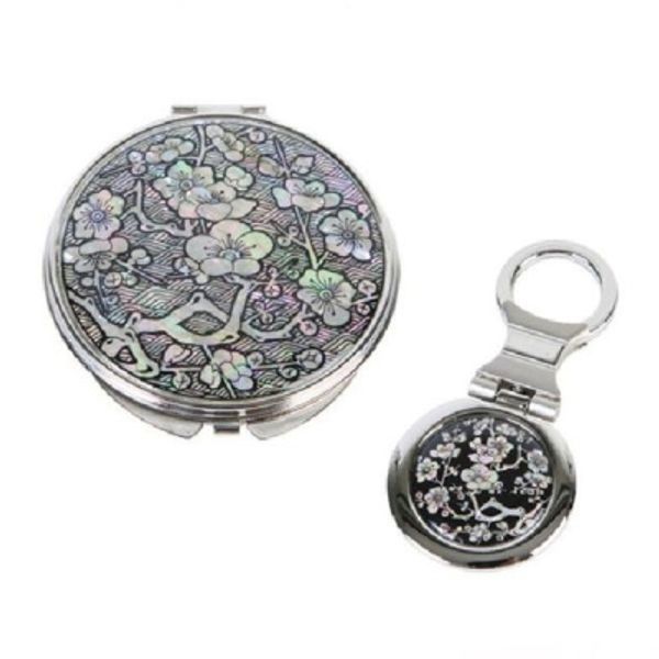 hplusmall (SM)자개손거울세트 매화 흑백 - 핫트랙스