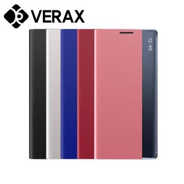 VERAX P437 갤럭시노트10플러스 클리어 뷰 가죽 케이스 - 핫트랙스