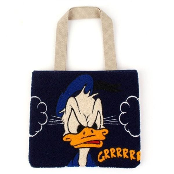 hplusmall 도날드덕 메모리즈 손가방(네이비 S) - 핫트랙스