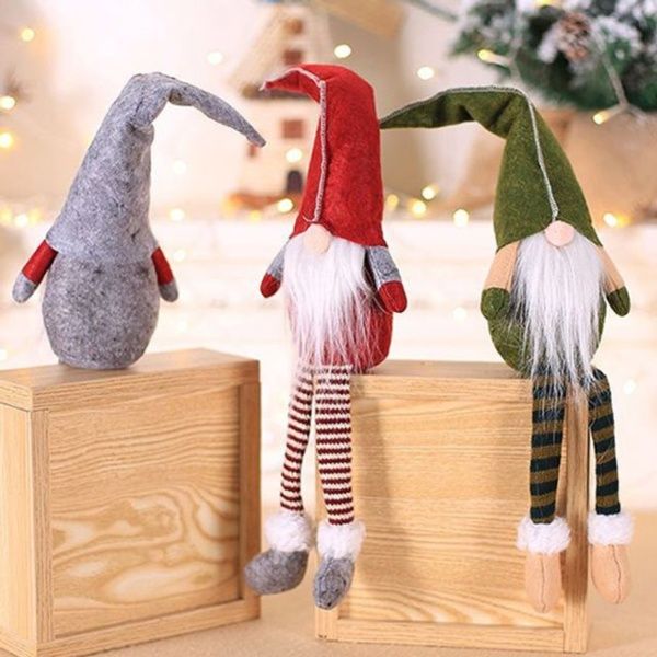 hplusmall 크리스마스 수염 장신 캐릭터인형 트리걸이 장식품[W9 - 핫트랙스