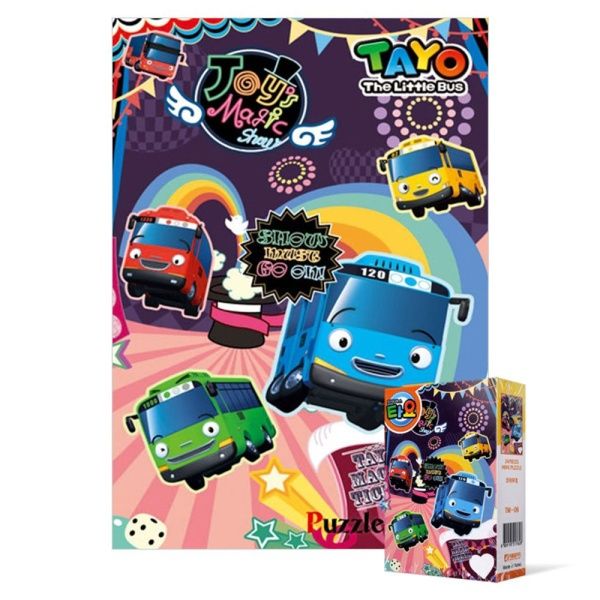 hplusmall 24피스 직소퍼즐 - 타요 매직 티켓 - 핫트랙스