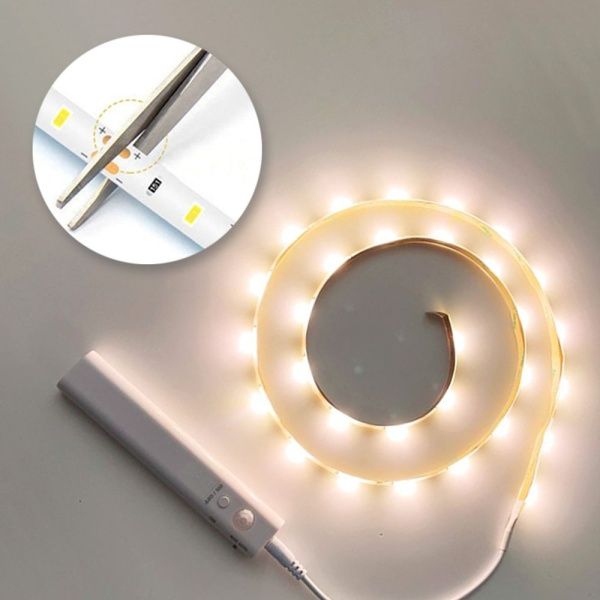 hplusmall LED 라인 모션 센서등 잘라쓰는 간접 줄조명 동작감지 - 핫트랙스