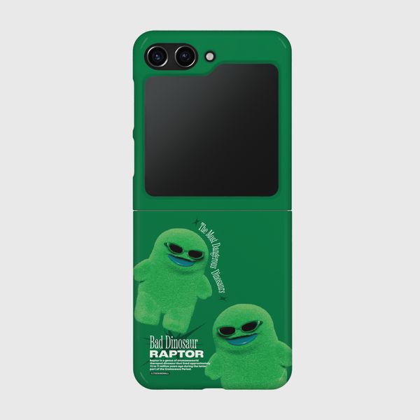 theninemall pattern bad raptor Z플립 하드케이스 - 핫트랙스