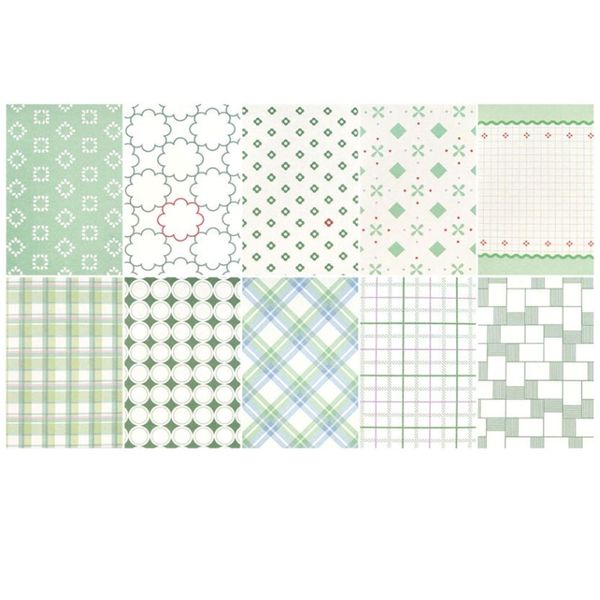 hplusmall 다꾸 예쁜 꾸미기 메모지 그린 50매(WE52C49) - 핫트랙스