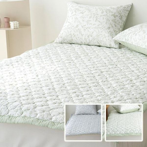 hplusmall 일린 텐셀 침대패드K 그린(WCE72EF) - 핫트랙스