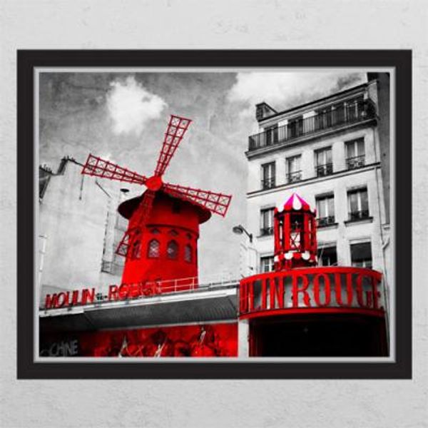 ggoomim cl443-물랑루즈_창문그림액자 - 핫트랙스