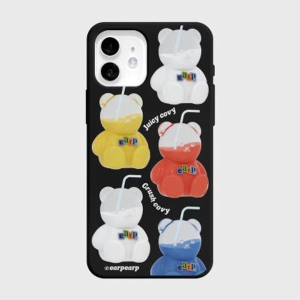 EARPEARP JUICY COVY PATTERN-BLACK(컬러젤리) - 핫트랙스