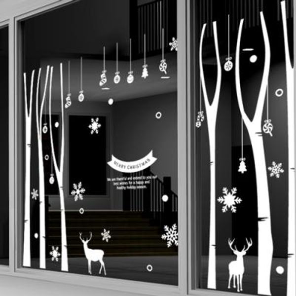 ggoomim cm091-한겨울밤의숲속_그래픽스티커 - 핫트랙스