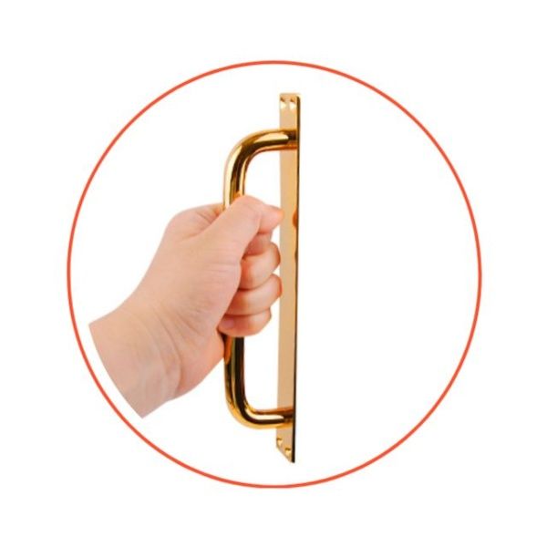 hplusmall 블링블링 금색유광 미시오판손잡이 티타늄 25X210 - 핫트랙스