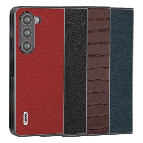 VERAX 갤럭시A34 디자인 리얼 레더 커버 가죽 케이스 p858 - 핫트랙스