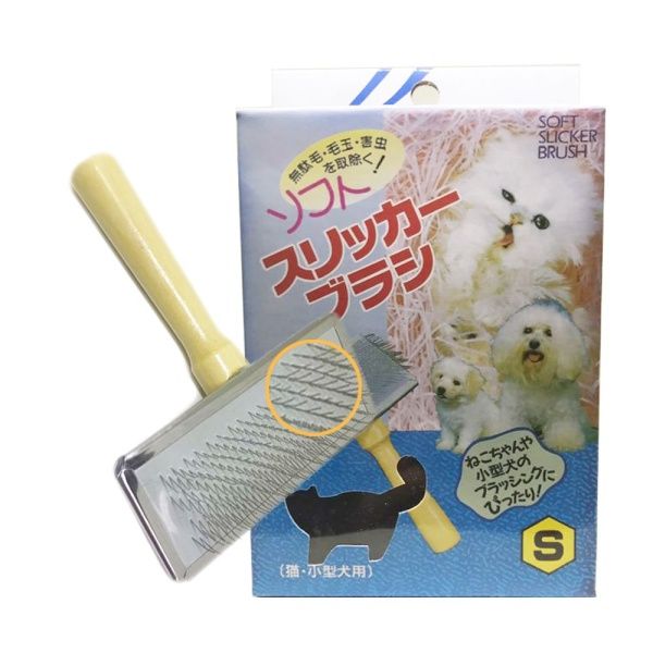 hplusmall 애완동물용품 도기프랜드 슬리커브러쉬 S - 핫트랙스