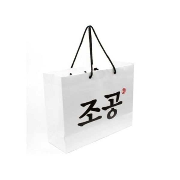 hplusmall 반8 쇼핑백 조공 L 2P 종이 가방 재밌는 선물 포장 - 핫트랙스