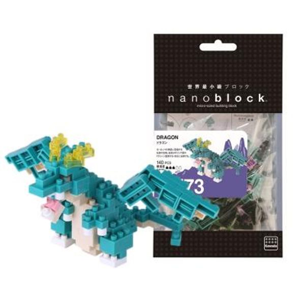 KAWADA 나노블럭 드래곤 140피스 NBC-173 - 핫트랙스