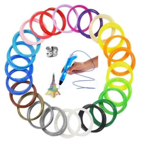 hplusmall 3D펜 필라멘트 PCL 100M 20색상 1세트 (5mx20)[W8E85B - 핫트랙스