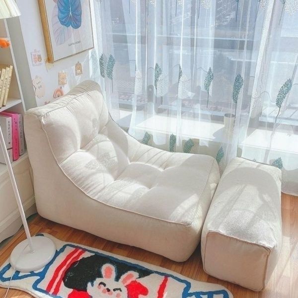 ZIPDREE 1인용 편안함 2배 초대형 빈백 발스툴 증정 - 핫트랙스