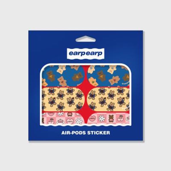 EARPEARP Earpearp air pods sticker pack-red - 핫트랙스
