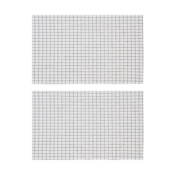 shoppingplan 러빙유 격자무늬 식탁보 2p세트(180x137cm) (화이트) - 핫트랙스