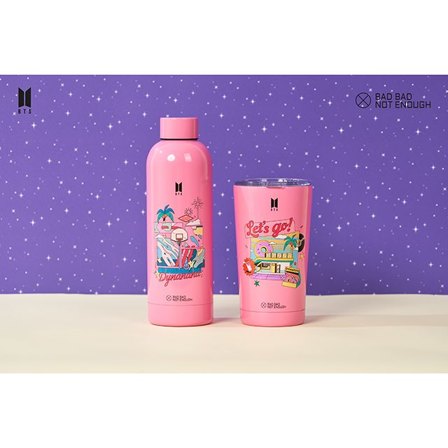 BTS(방탄소년단) BBNE BTS DYNAMITE WATER TUMBLER [PINK] - 핫트랙스