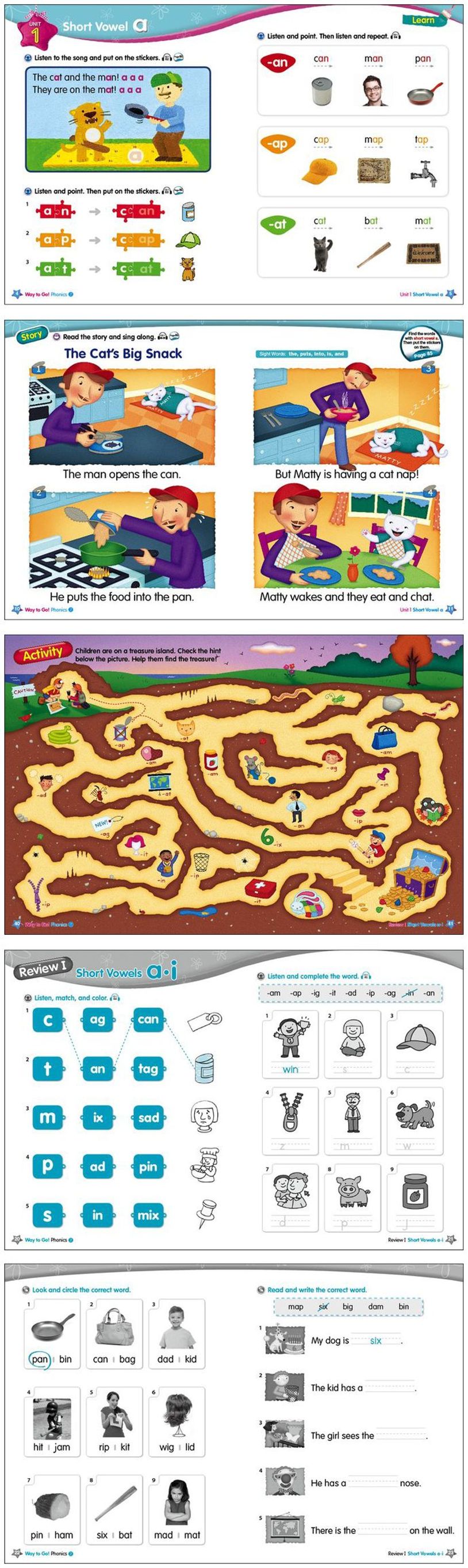 Way to Go Phonics 2: Short Vowels | NB Armstrong - 교보문고