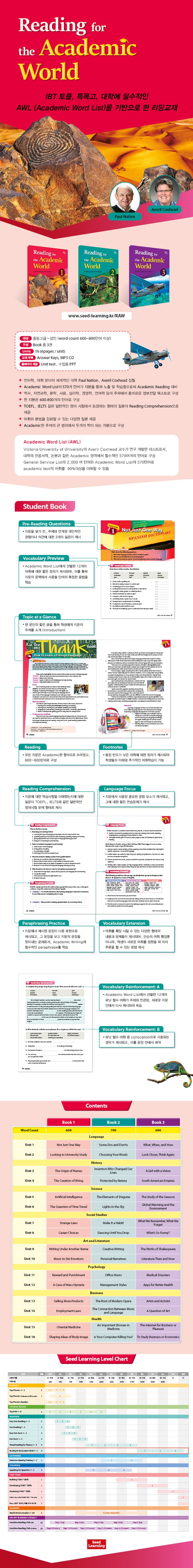 Reading for the Academic World 2 | Averil Coxhead - 교보문고