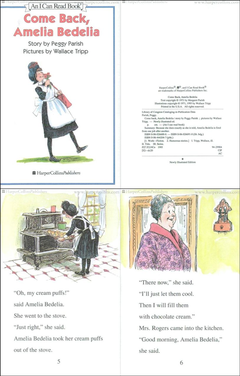 Come Back, Amelia Bedelia | Parish, Peggy/ Tripp, Wallace (ILT) - 교보문고