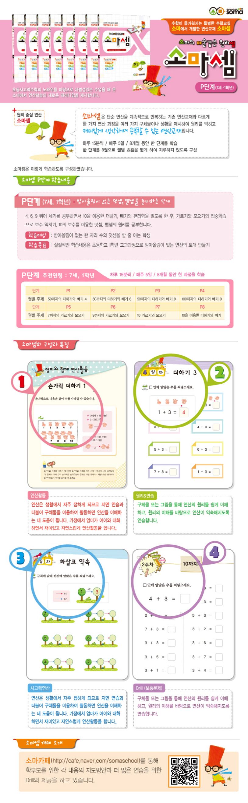 소마셈 P4(6-7세) | 소마사고력수학연구소 - 교보문고