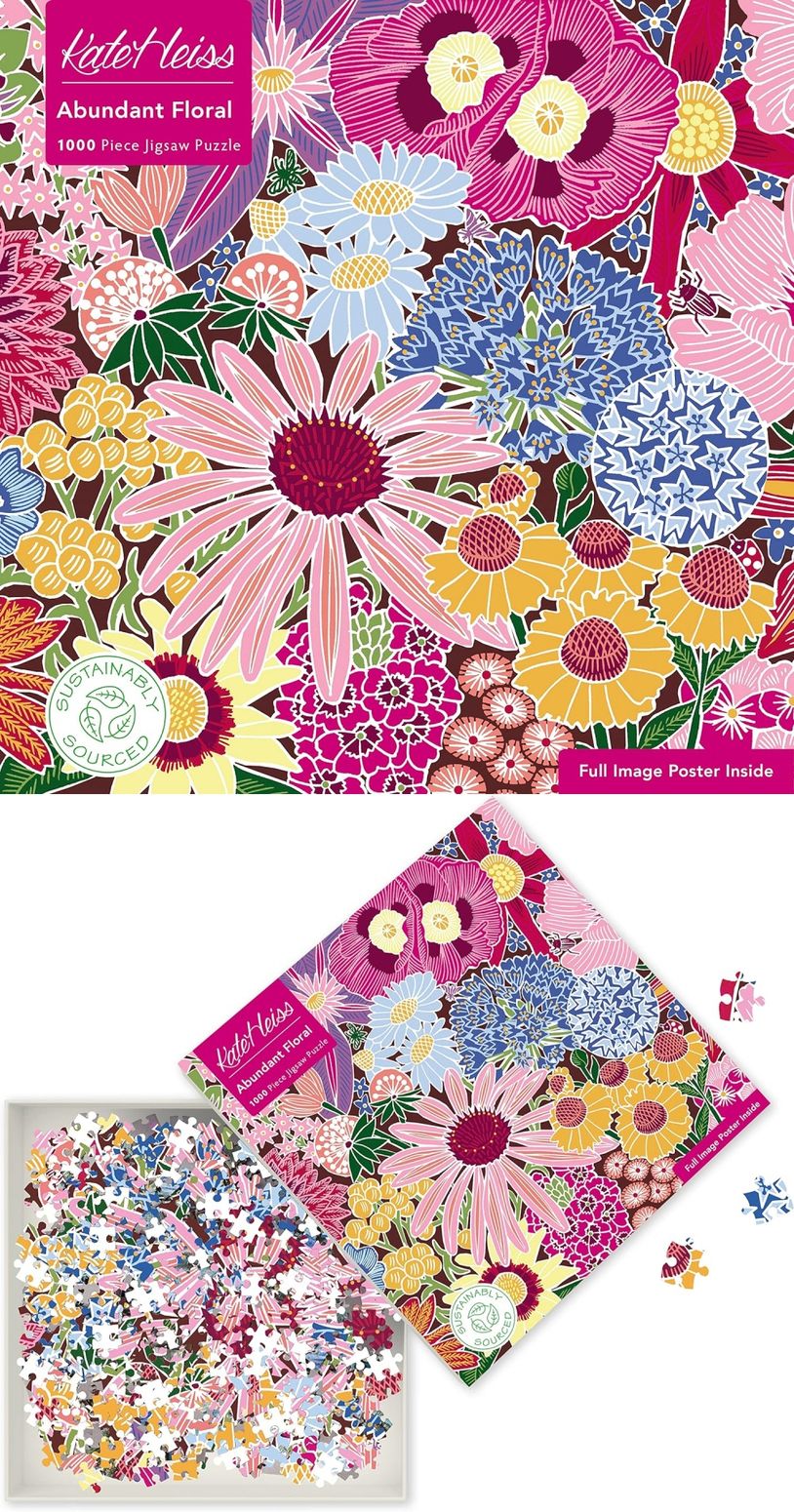 Adult Sustainable Jigsaw Puzzle Kate Heiss | Flame Tree Studio - 교보문고