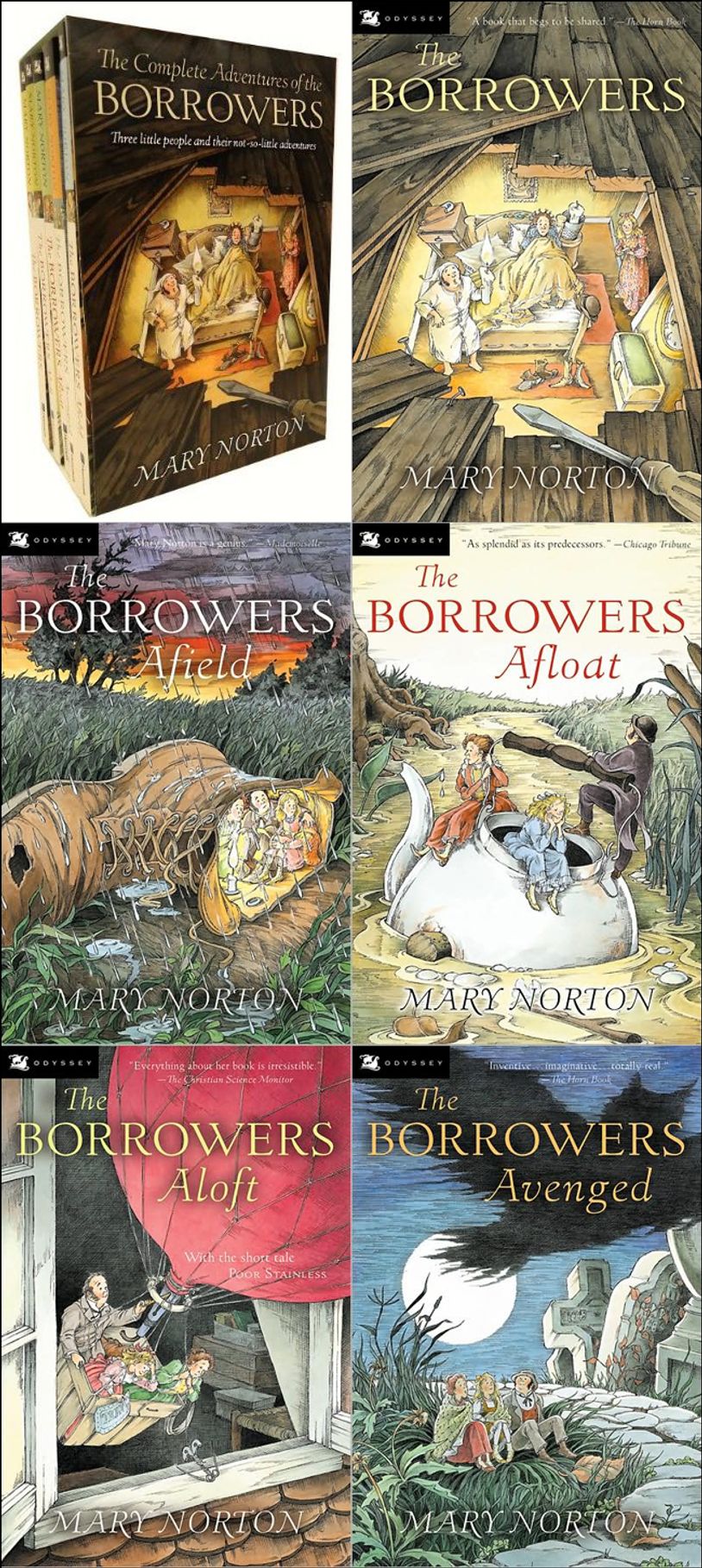 The Complete Adventures of the Borrowers (Boxed SET) | Norton, Mary ...