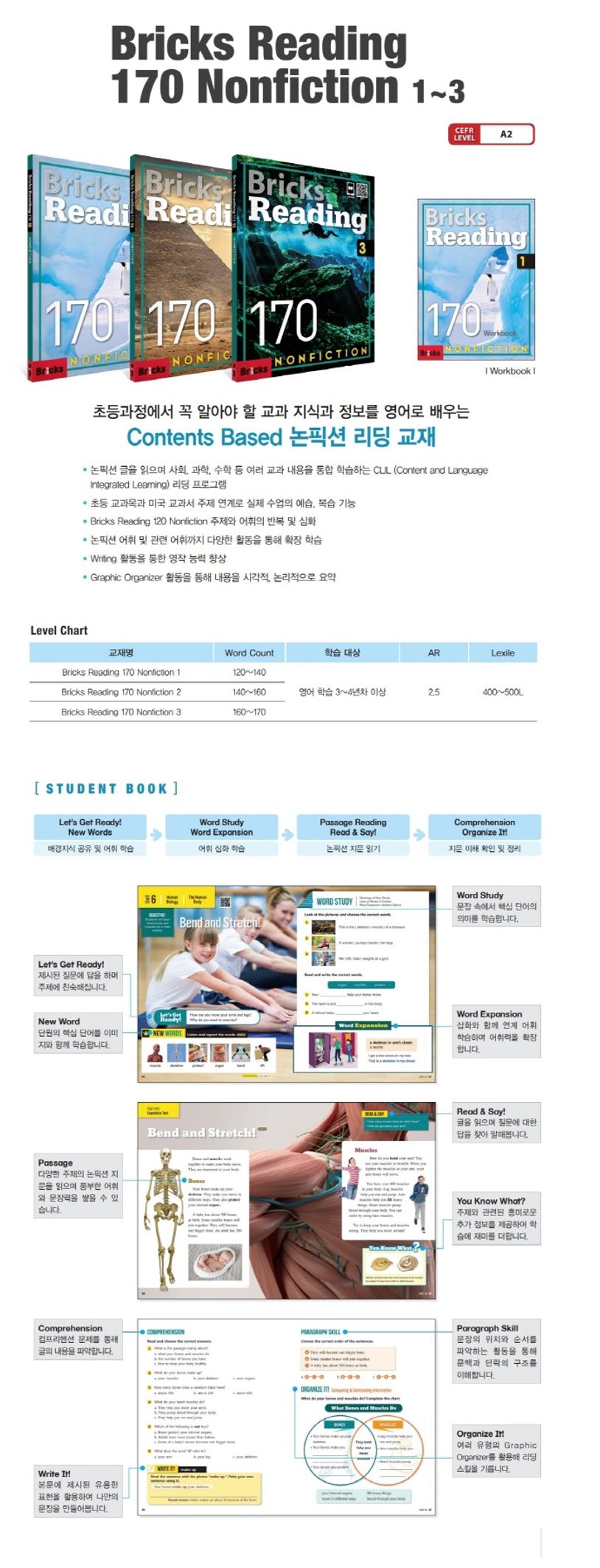 Bricks Reading 170 3: Non-Fiction | Benjamin Schultz - 교보문고