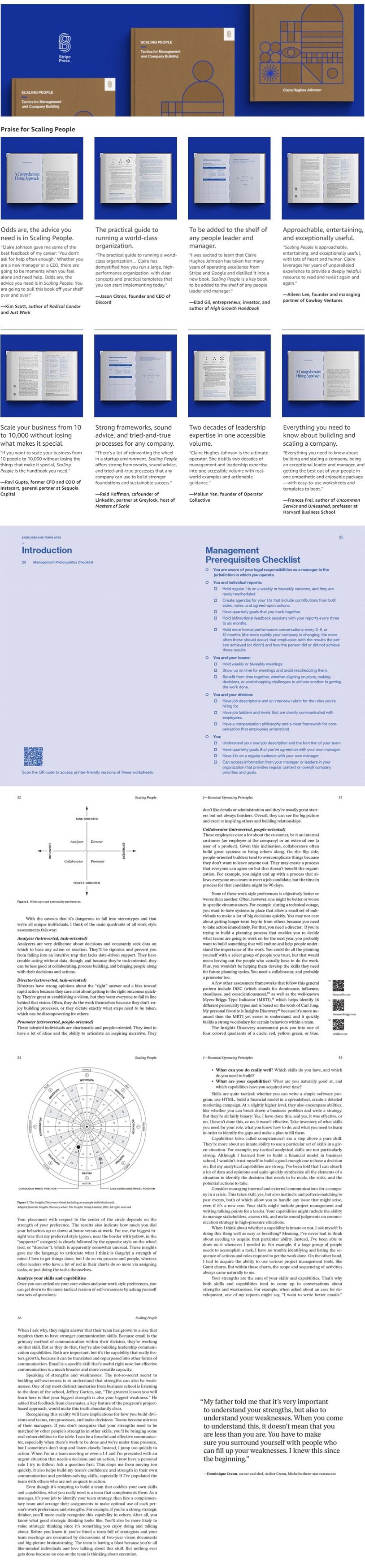Scaling People | Hughes Johnson, Claire - 교보문고