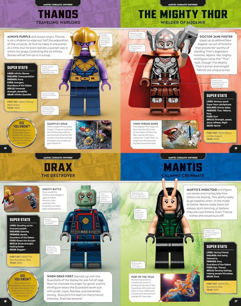 LEGO Marvel Character Encyclopedia : With Exclusive Captain America ...