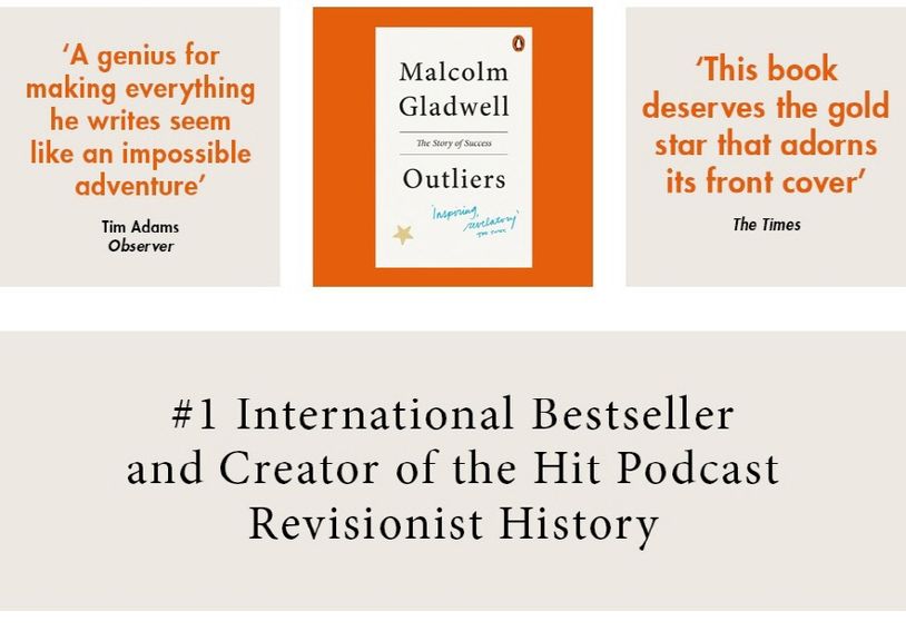 Outliers [영국판, 고급 페이퍼백] | Malcolm Gladwell - 교보문고