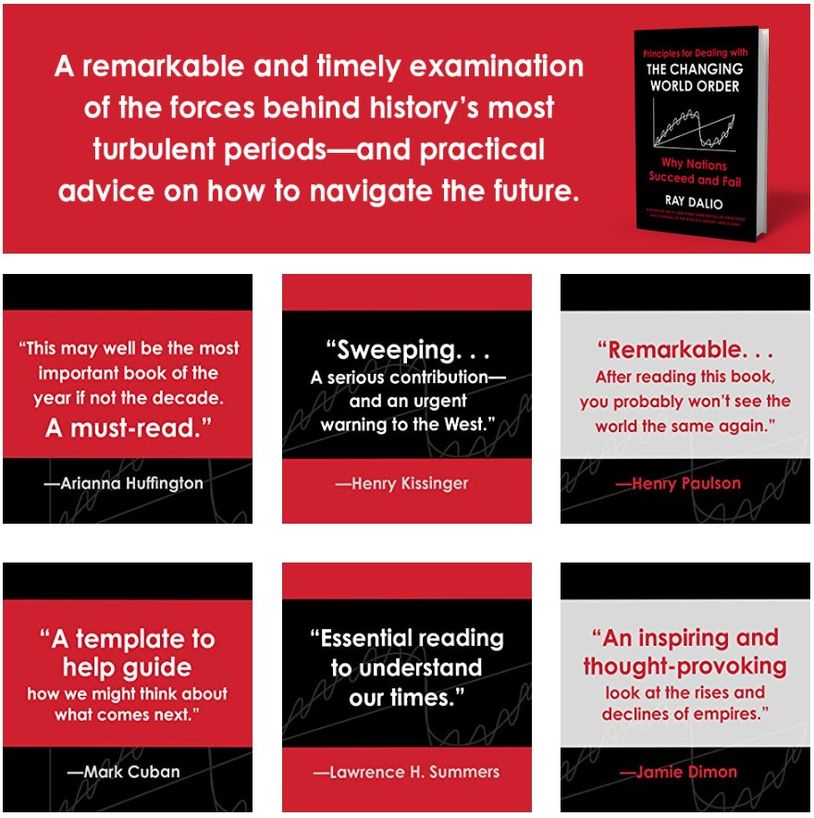 Principles for Dealing with the Changing World Order | Dalio, Ray - 교보문고