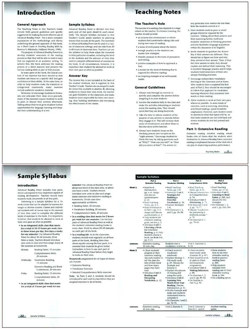ADVANCED READING POWER(TEACHER S GUIDE WITH ANSWER KEY) | - 교보문고