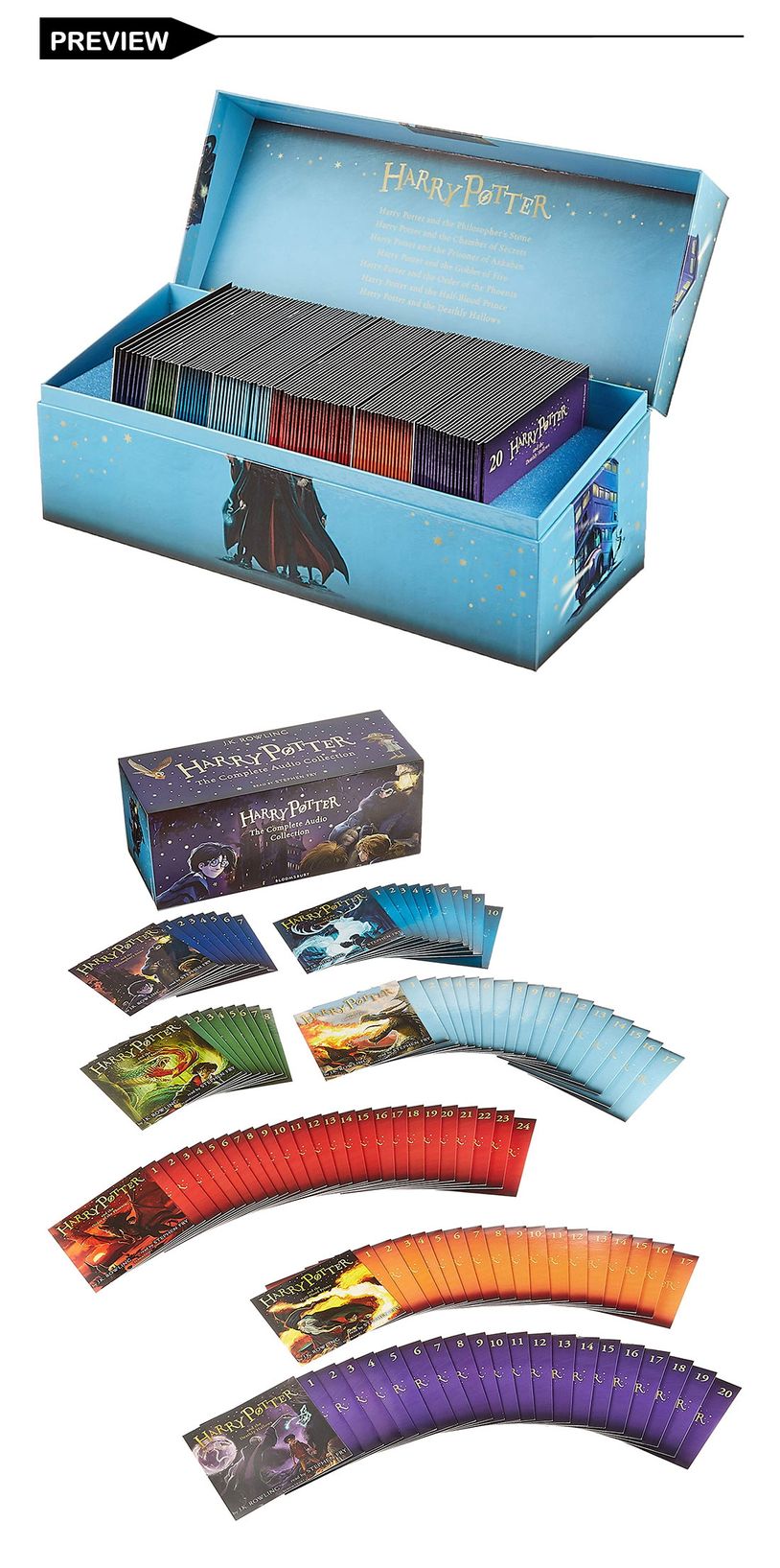 Harry Potter the Complete Audio Collection 1-7 CD Set | J. K. Rowling ...