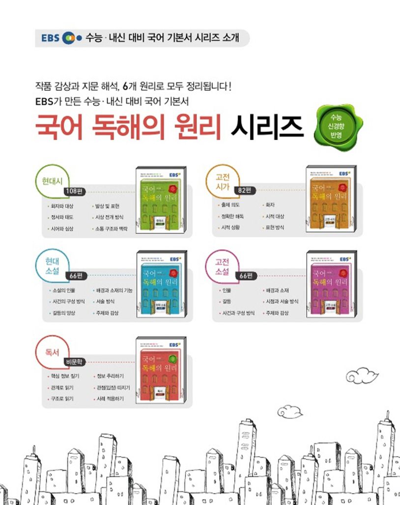 고등 국어 독해의 원리 독서(비문학)(2019) | EBS편집부 - 교보문고