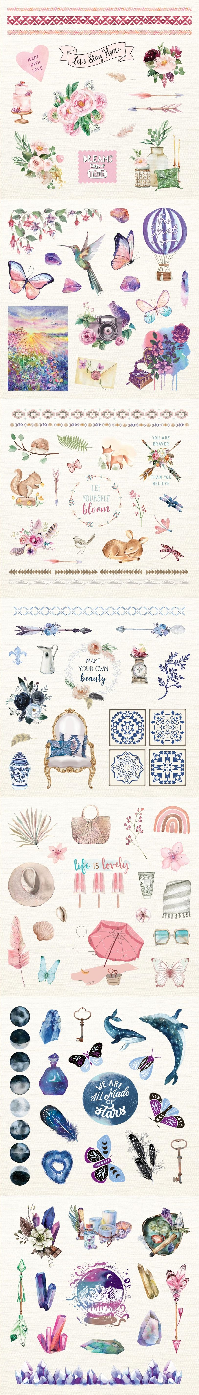 Boho Dreams Sticker Book | Peter Pauper Press - 교보문고