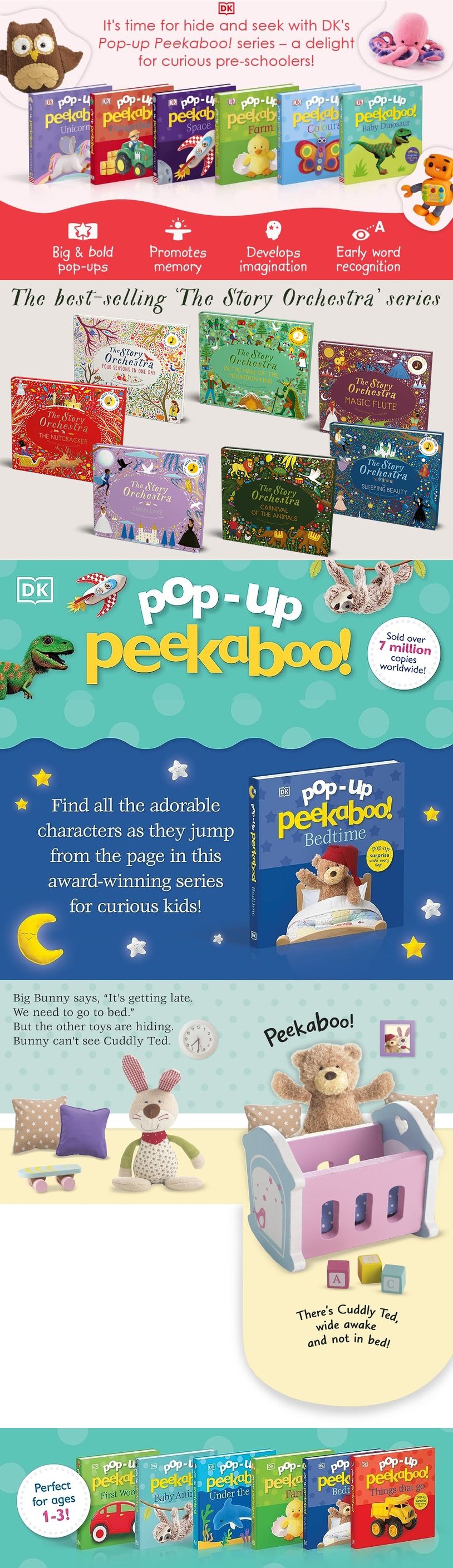 Pop-Up Peekaboo! Bedtime | Dorling Kindersley Ltd - 교보문고