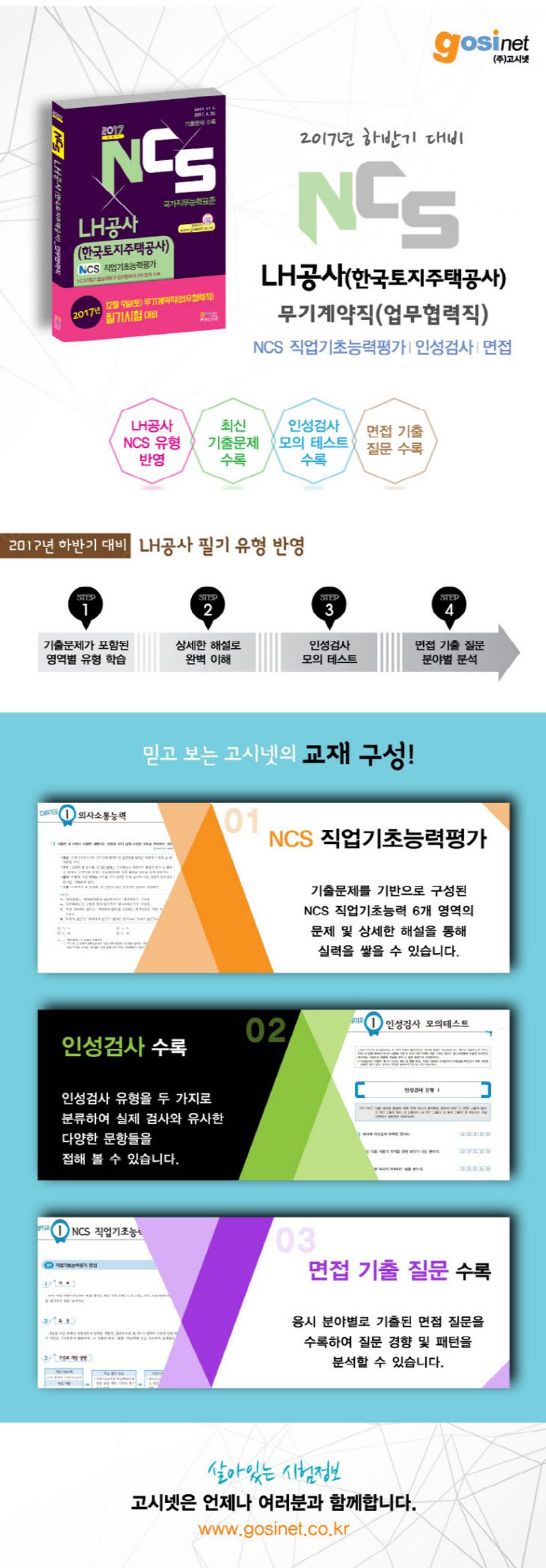 NCS LH공사(한국토지주택공사) 업무협력직 NCS직업기초능력평가(2017 하반기) | 한국고시회 편집부 - 교보문고