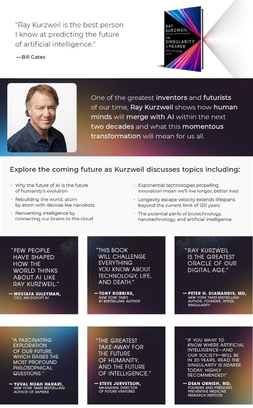 The Singularity Is Nearer | Ray Kurzweil - 교보문고
