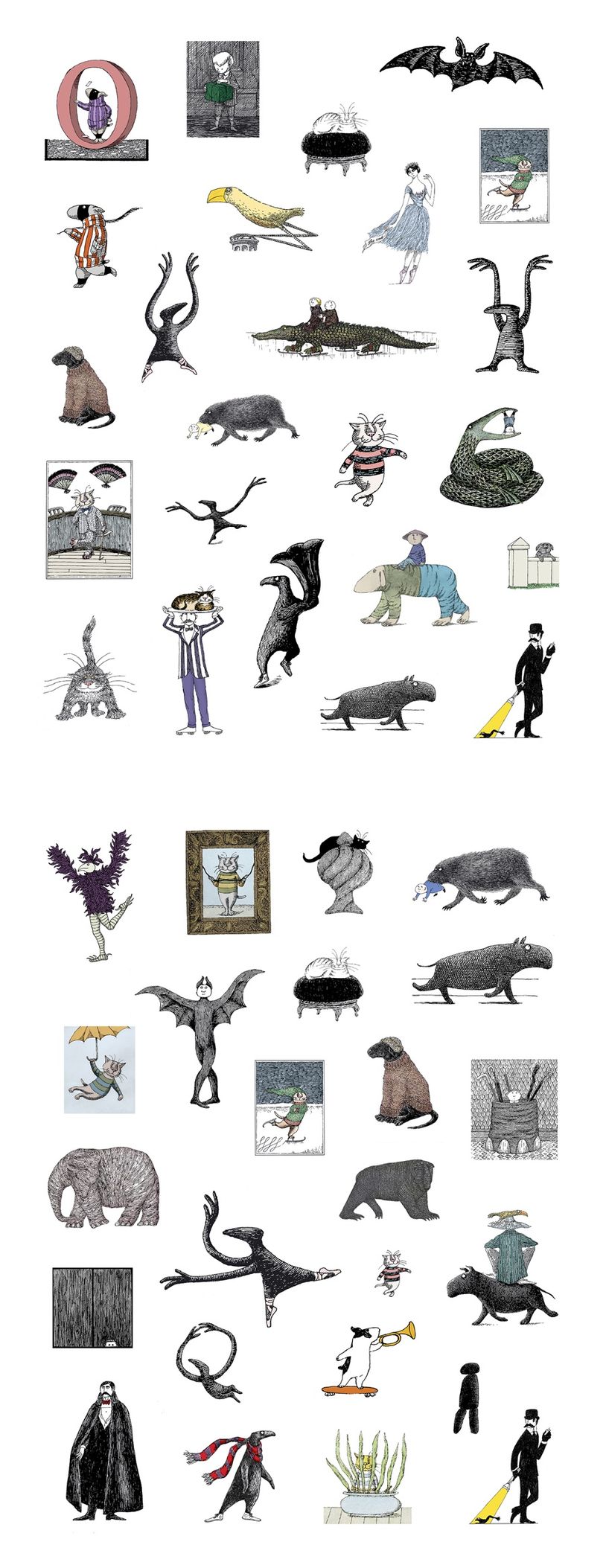 Edward Gorey Sticker Book | Gorey, Edward - 교보문고