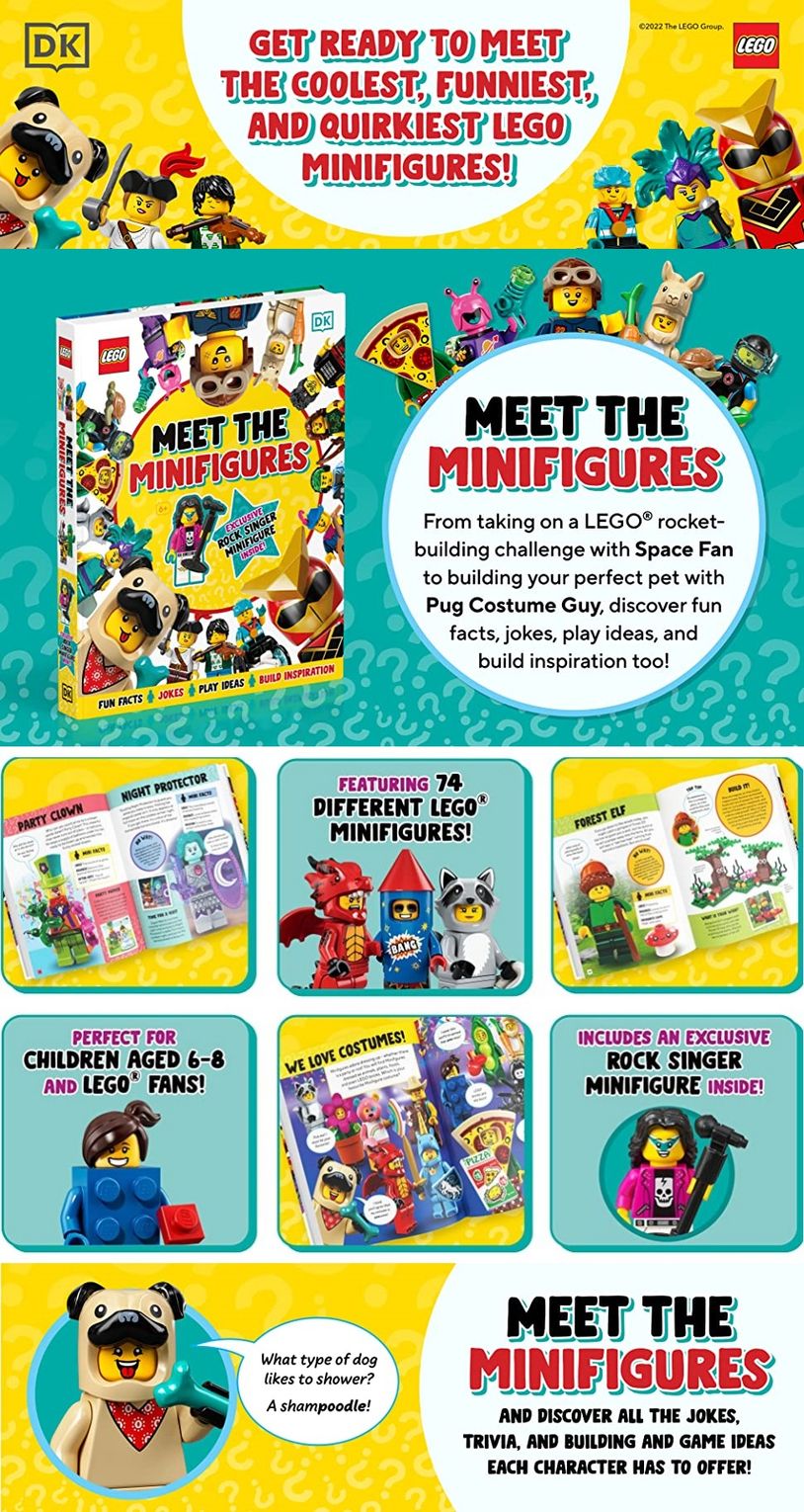 LEGO Meet the Minifigures: With Exclusive LEGO Rockstar Minifigure ...