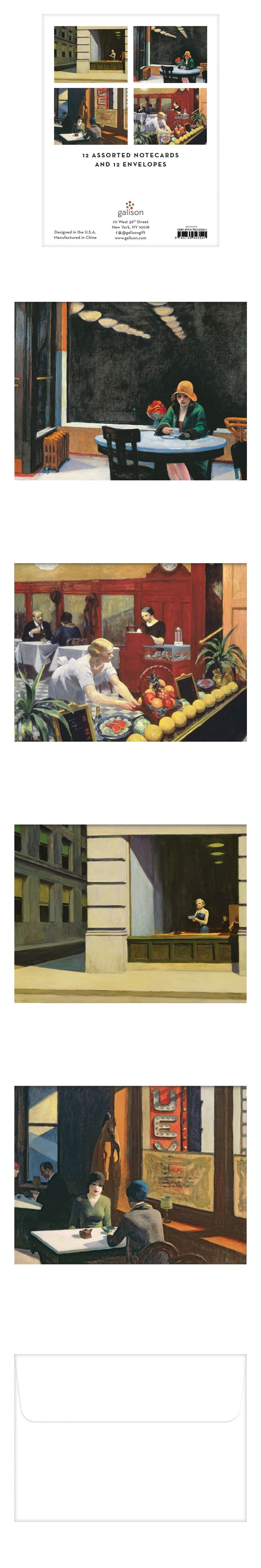 Edward Hopper Portfolio Notes | Galison - 교보문고